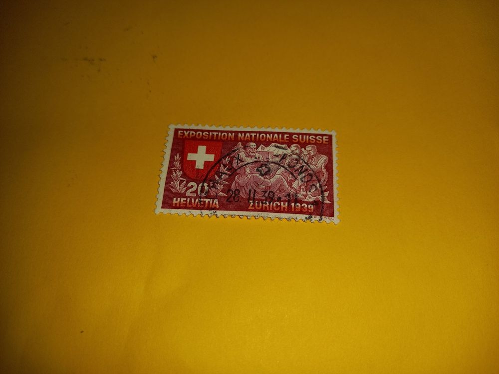 Timbre Expo Nationale Suisse 1939 Zurich 20c. (Gebraucht) in Bremblens für CHF 2 – mit Lieferung ...