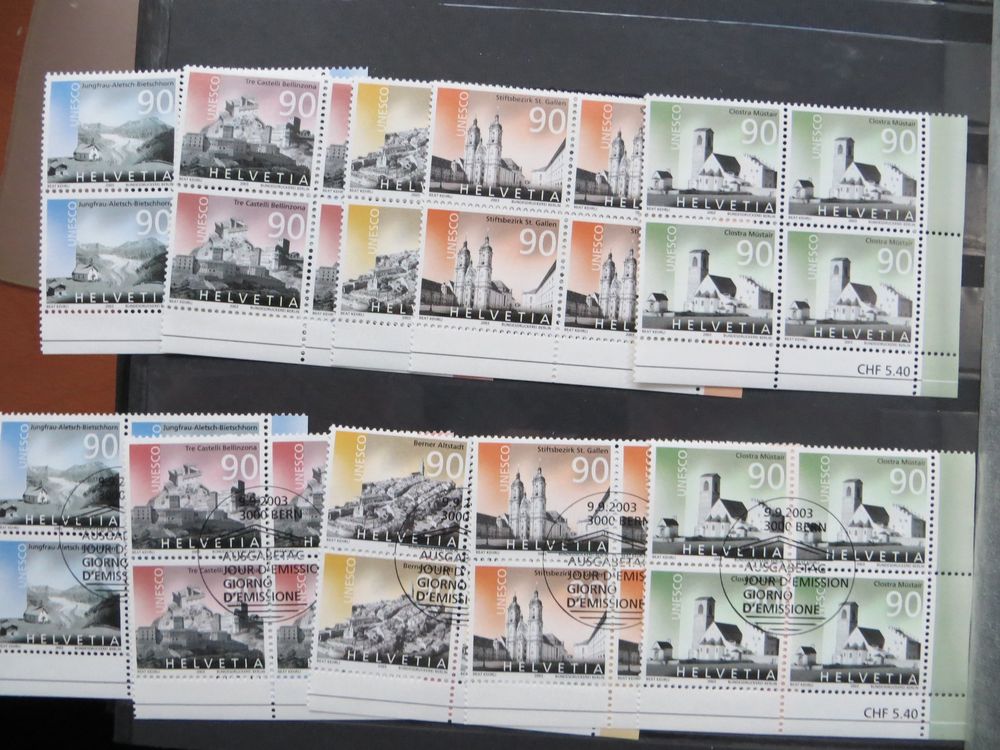 Sondermarken UNESCO 2003 Viererblocks | Kaufen auf Ricardo