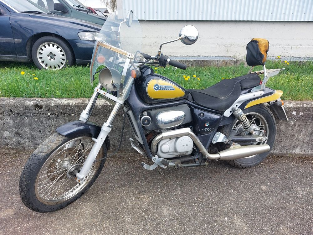 Aprilia Classic 125 Chopper Zwei Tackt Motorrad A1 ab 1 Fr.- (Defekt ...