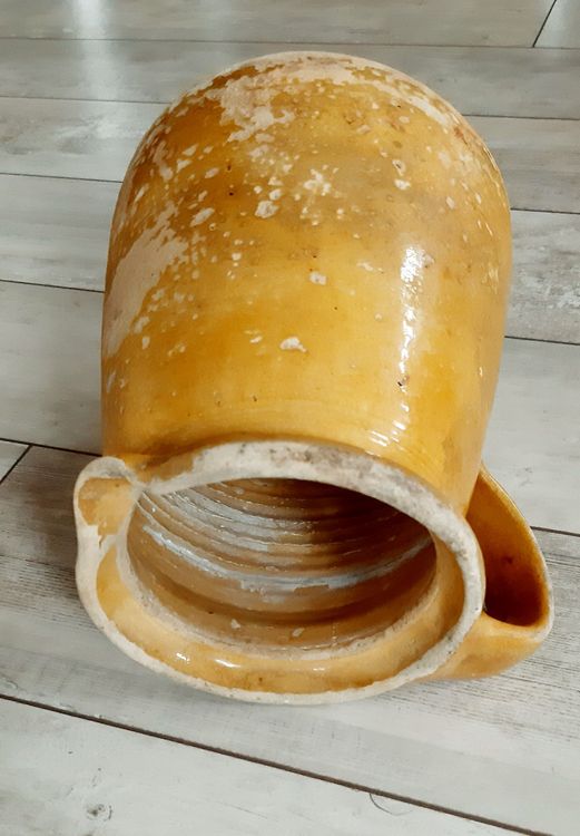 Antike Bauernkeramik - Keramik Krug - Milchkrug - Vase | Kaufen auf Ricardo