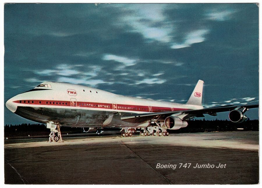 TWA Boeing 747 Jumbo Jet, gelaufen 1971 (Gebraucht) in Frauenfeld für ...