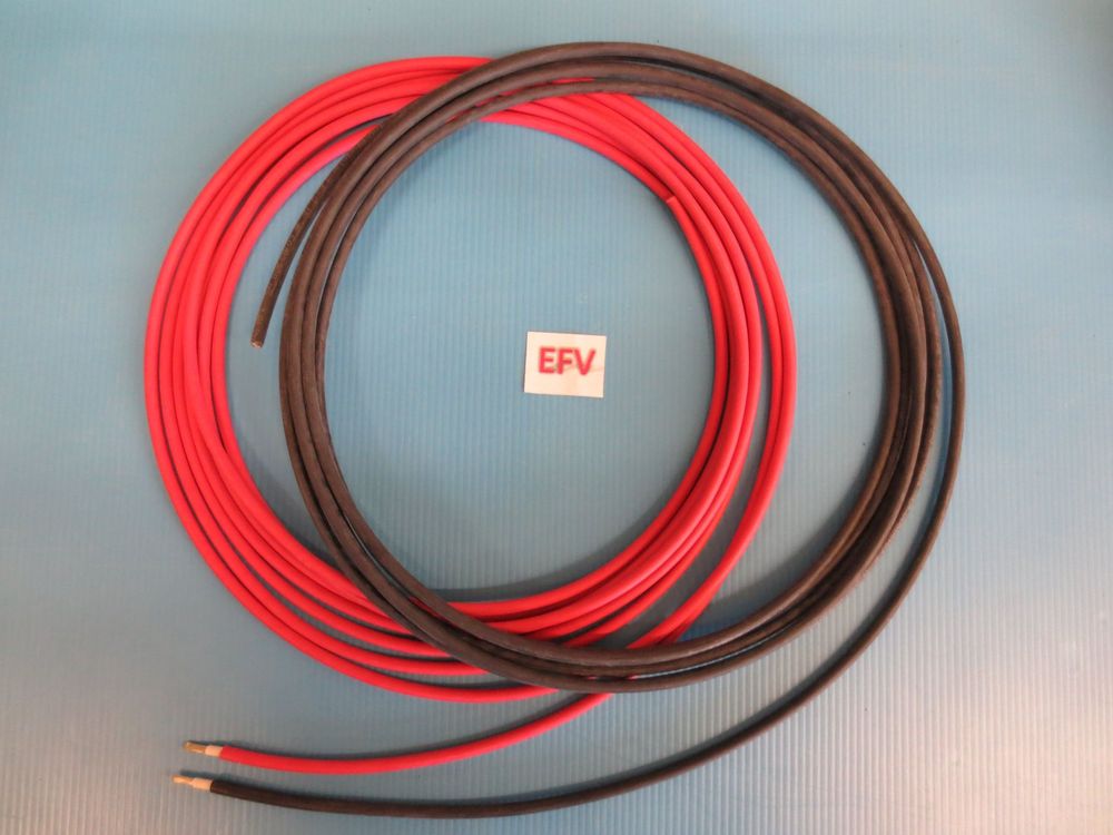 Meterware Solarkabel SET 4mm2 Rot + Schwarz H1Z2Z2-K (Neu und ...