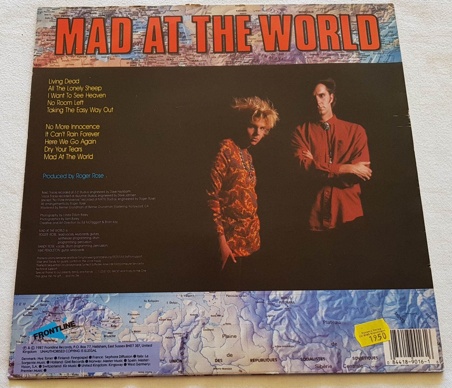 Mad At The World - Same - LP - 1987 - First Press (Gebraucht) in Uster ...