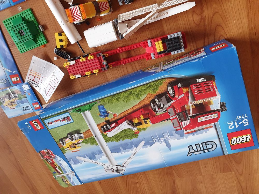 LEGO City 7747 Lastwagen mit Windrad Set Bausteine OVP (Gebraucht) in ...