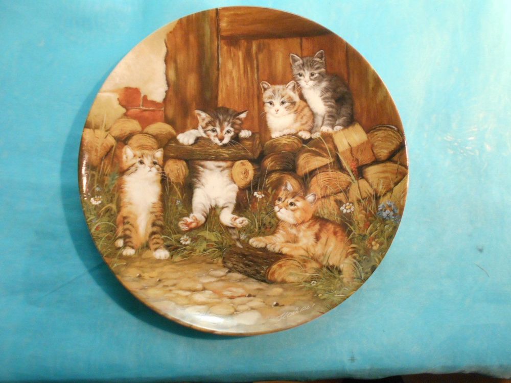 Sammelteller Katzen "Die Turnstunde"1991 von Wolfgang Kaiser | Kaufen ...
