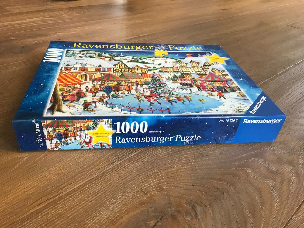 RAVENSBURGER PUZZLE 1000 TEILE WEIHNACHTEN Nr. 15790 7 (Gebraucht) in ...
