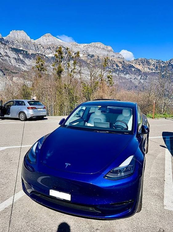 Tesla Model Y Long Range with summer and winter tires (Gebraucht) in ...