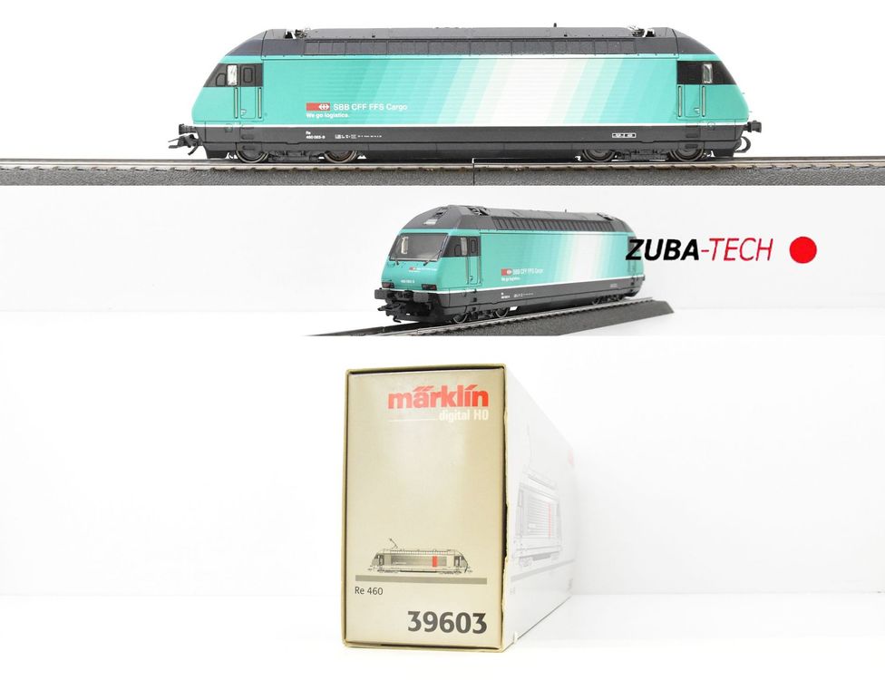 Märklin 39603 E-Lok Re 460 SBB Cargo Digital H0 WS mit OVP (Gebraucht ...