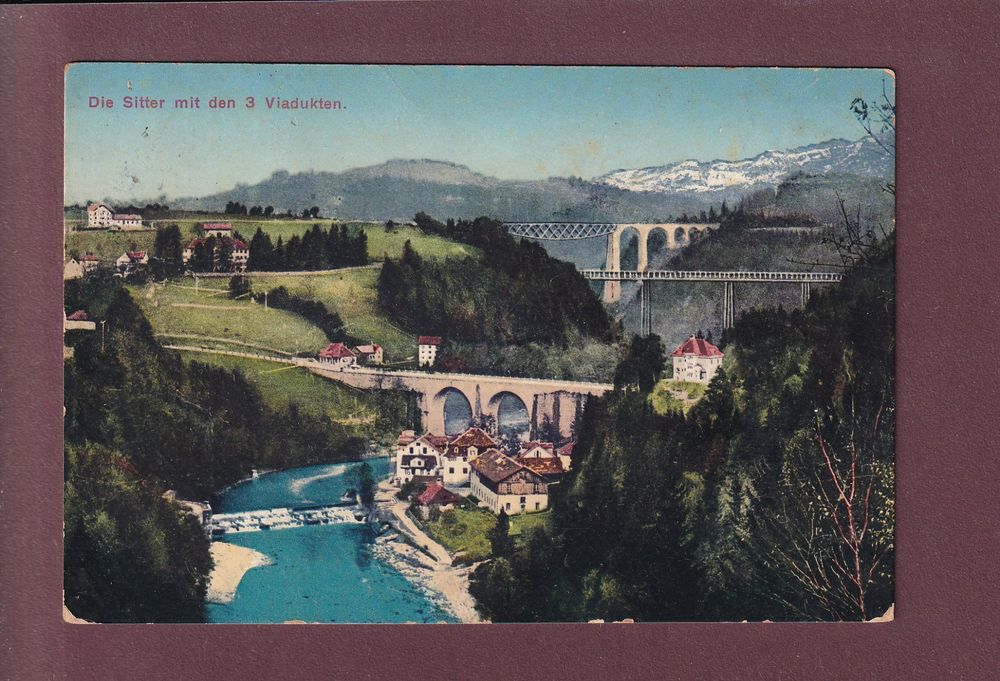 Die SITTER mit den 3 Viadukten - 1933 | Kaufen auf Ricardo