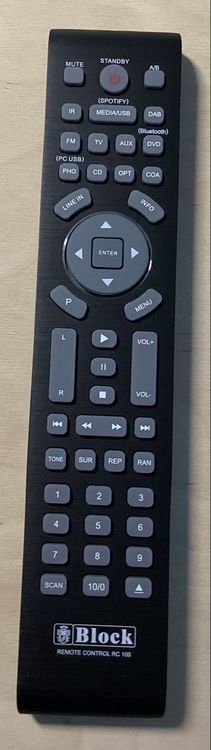 Block Audio RC 100 Remote Control (Gebraucht) in Tägerwilen für CHF 35 ...