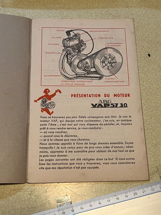 buch, heft, motor VAP 57.30 beschrieb 60 er jahre (Gebraucht) in ...