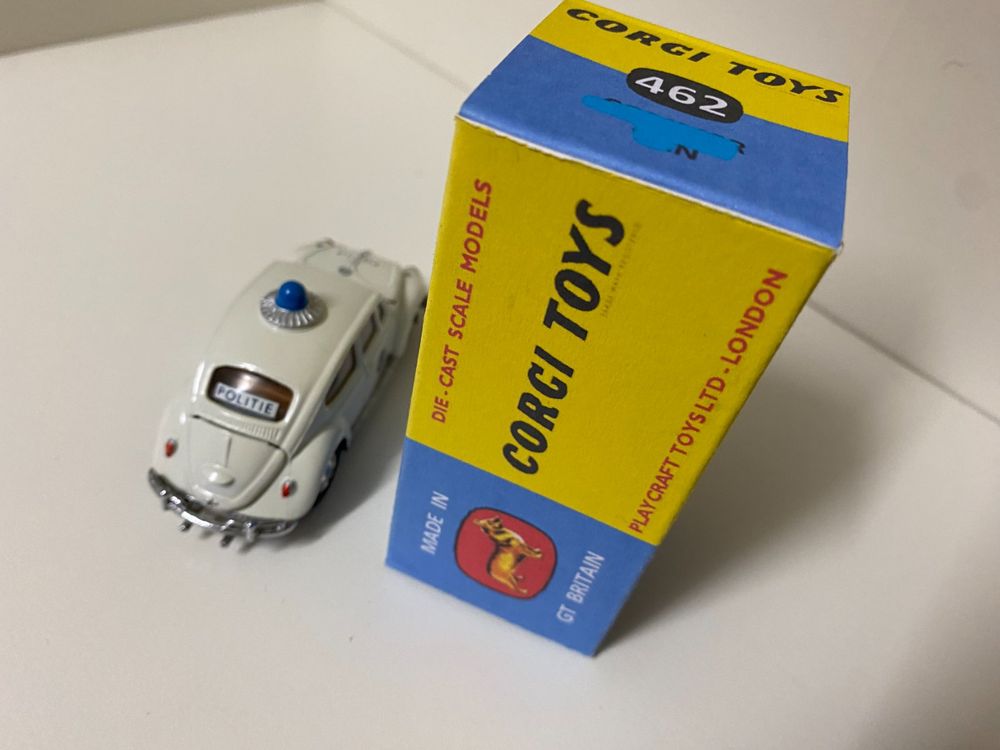 Corgi Toys 492 Volkswagen Dutch Police Code 3 Repro Box Kaufen