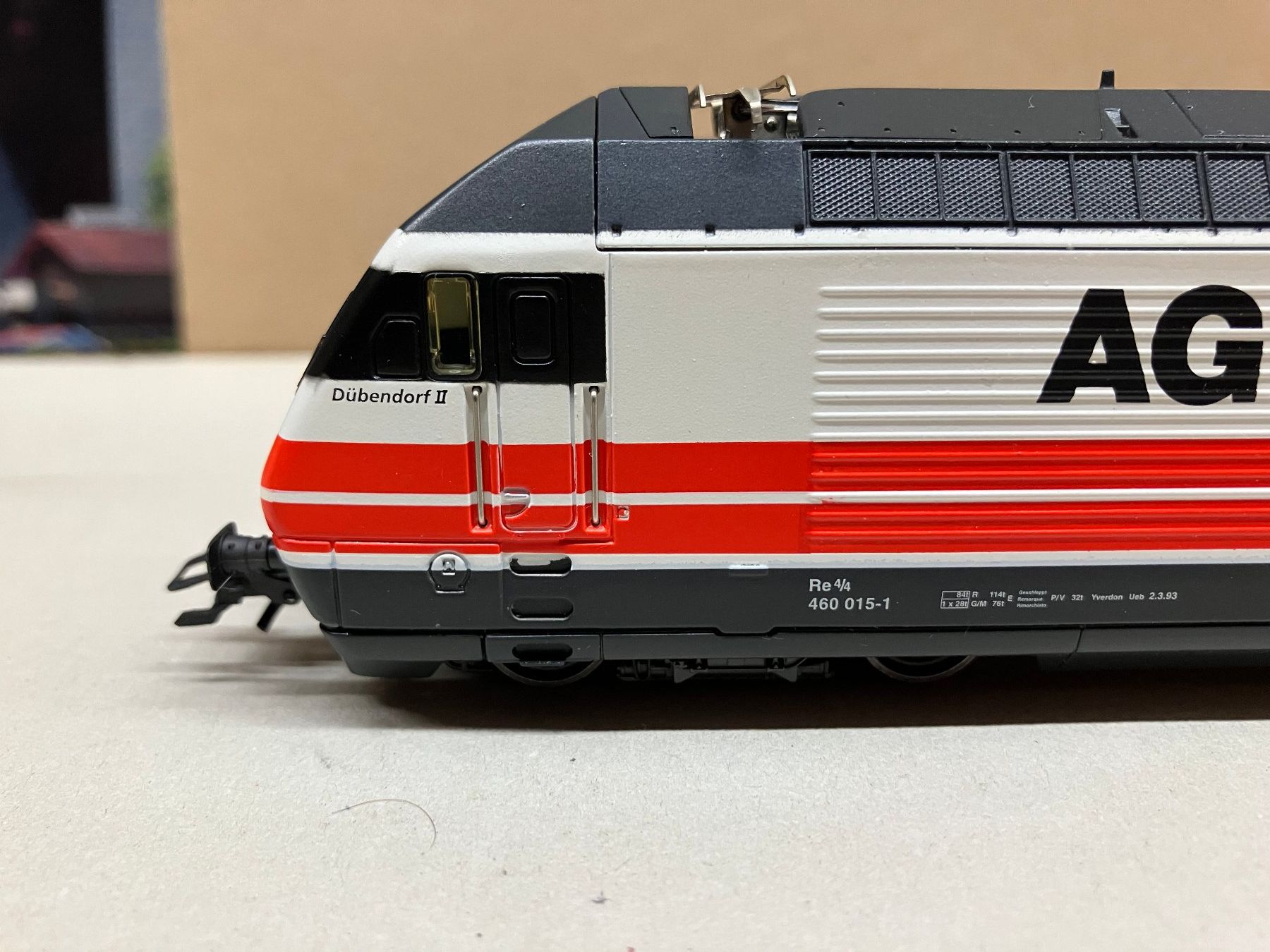 Märklin 83463 SBB Re 460 015-1 "AGFA", H0 WS AC, Defekt! (Defekt) in ...