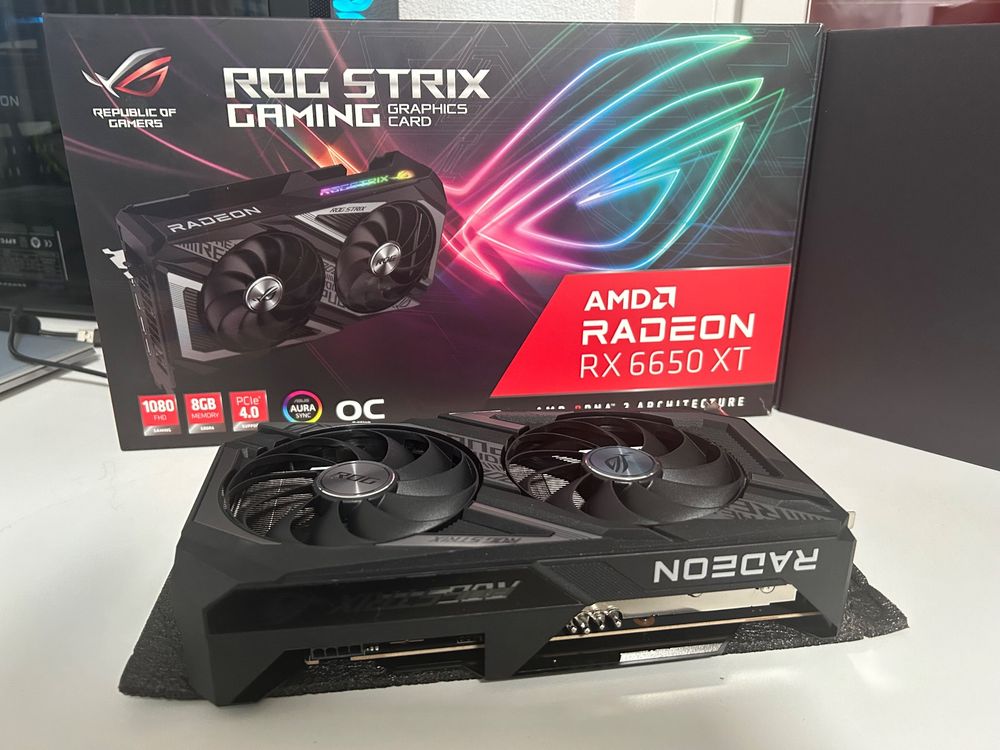 ASUS ROG STRIX Radeon RX 6650 XT OC EDITION 8GB (Gebraucht) in ...