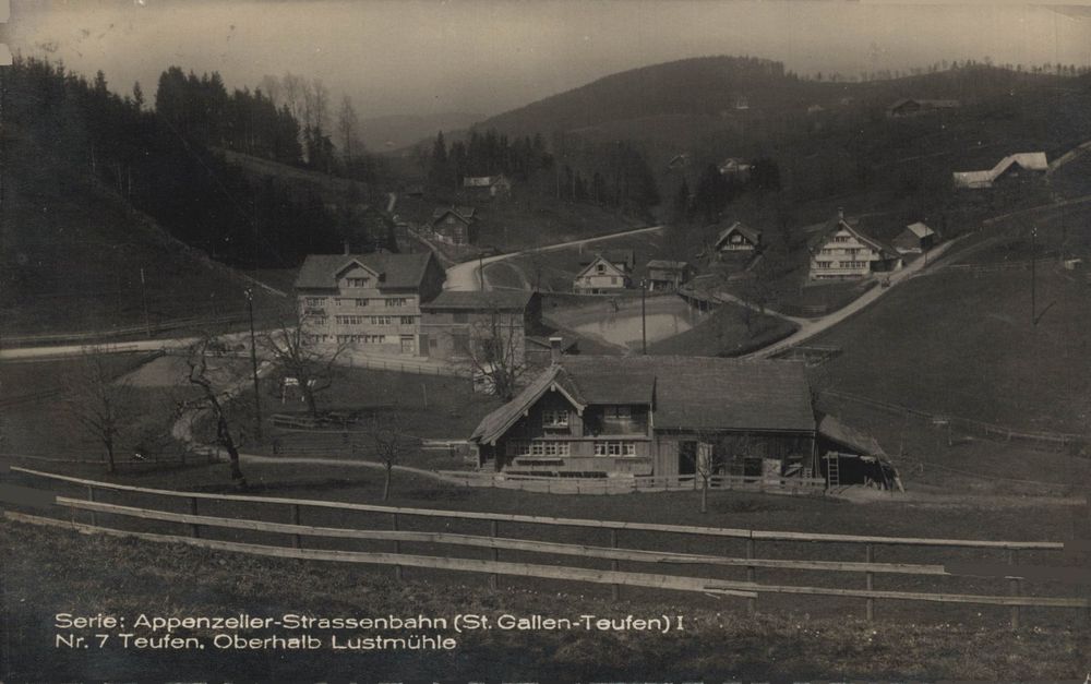 Appenzeller Strassenbahn (St. Gallen-Teufen), ob. Lustmühle (Gebraucht) in Bronschhofen für CHF ...