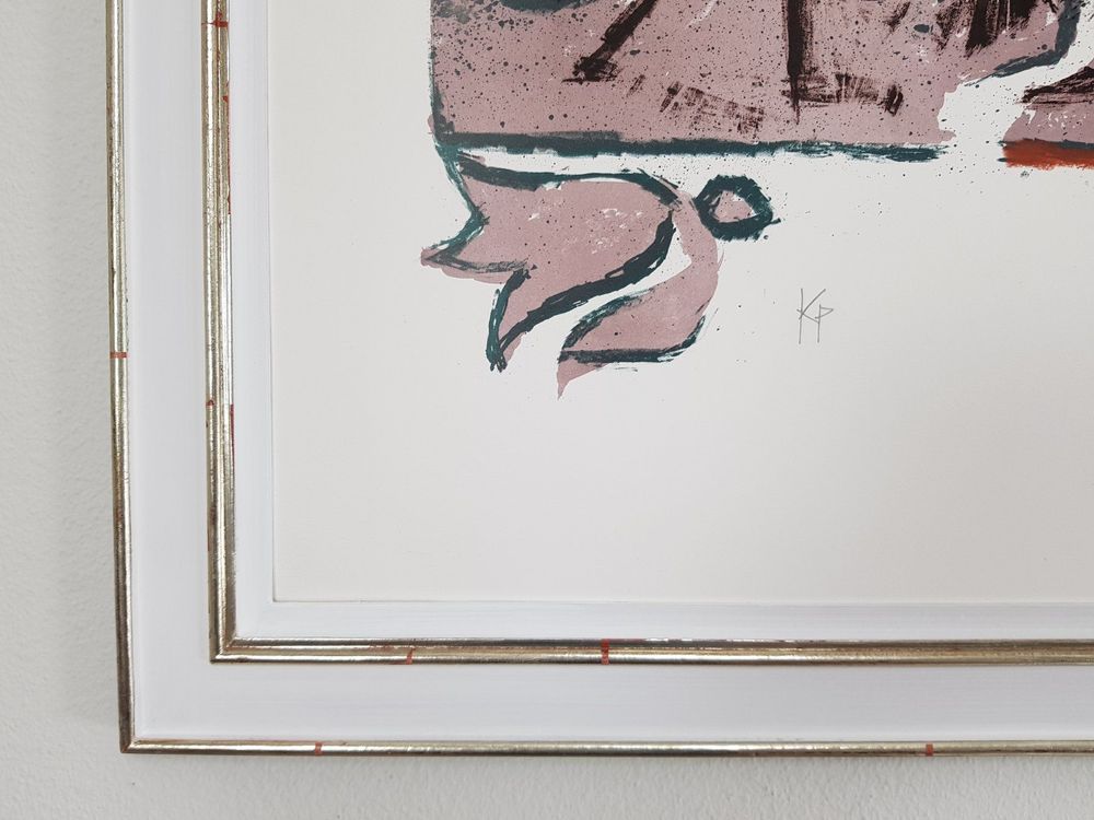 Rudolf Mirer Lithografie K.P. "Gesichter" (Gebraucht) in Obernau für CHF 390 – nur Abholung auf ...