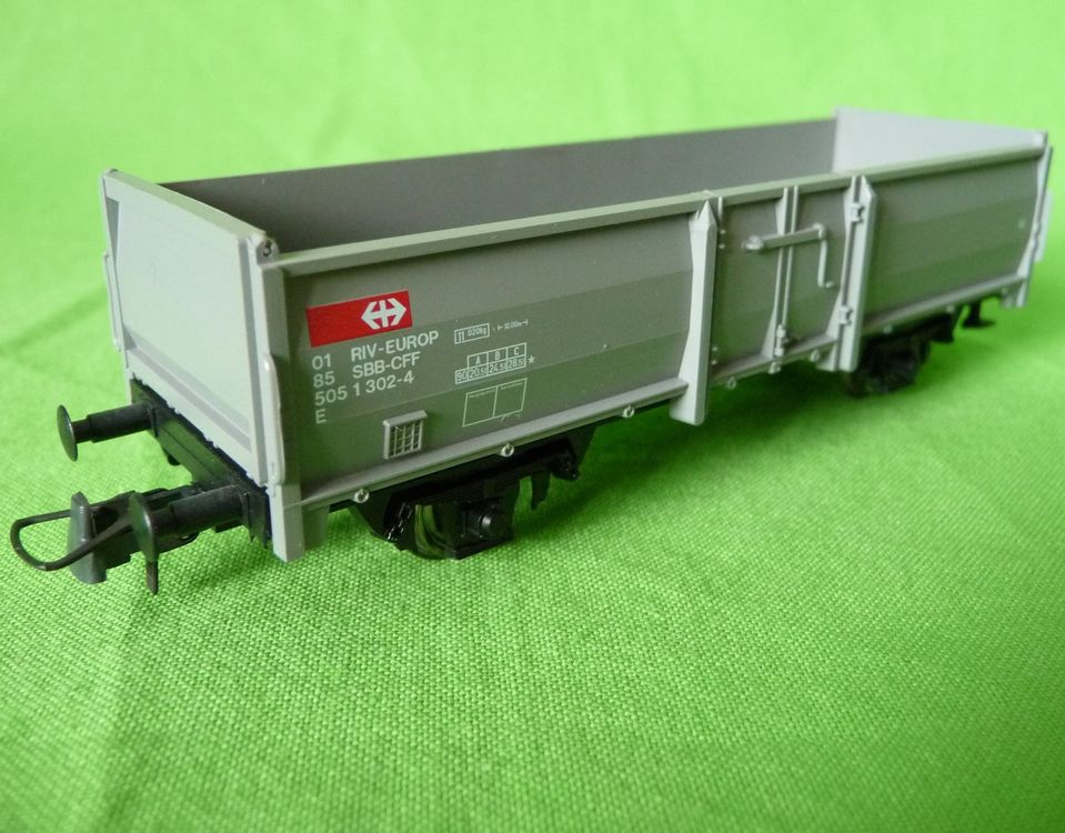 SBB Hochbordwagen Typ E, 302-4 Roco 56051 1 Kupplung starr* | Kaufen auf Ricardo