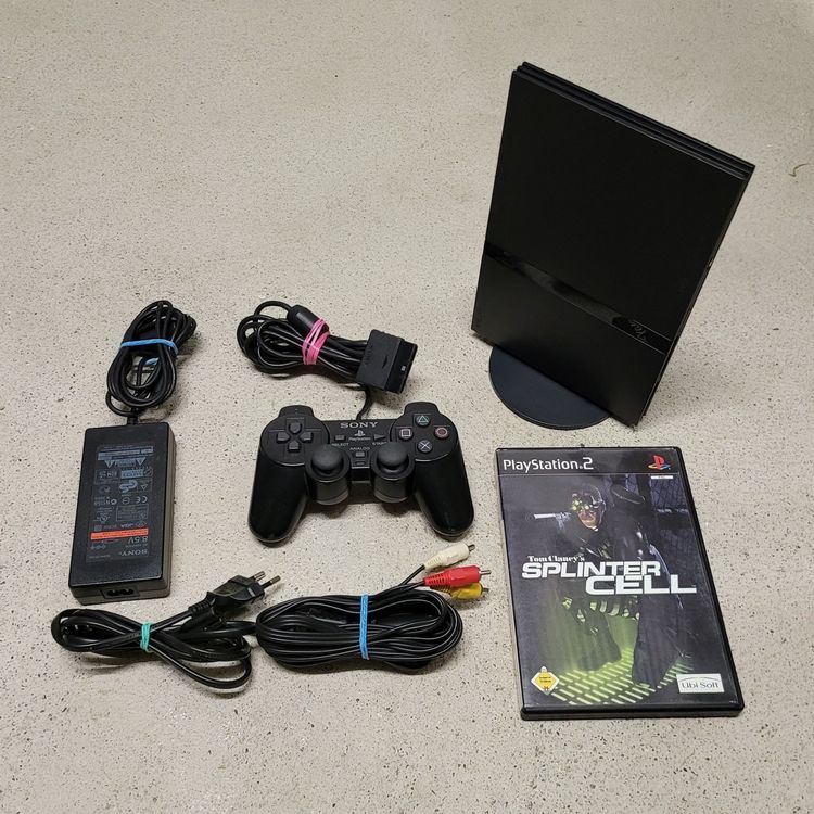 PS2 Slim Konsole + 1 Controller + 1 Game B10 (Gebraucht) in Domat/Ems ...