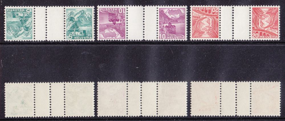 1938 SATZ Kehrdrucke mit Zwischensteg j ** POSTFRISCH ** | Kaufen auf Ricardo