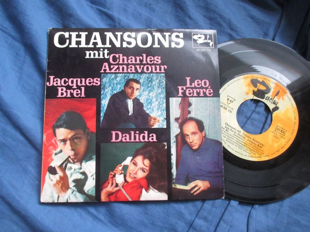 Brel, Aznavour, Dalida, Ferré EP (Gebraucht) in Colombier NE für CHF 6 ...