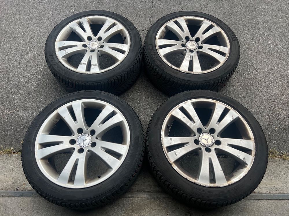 Original Mercedes Kompletträde M+S Michelin 225/45R17 | Kaufen auf Ricardo