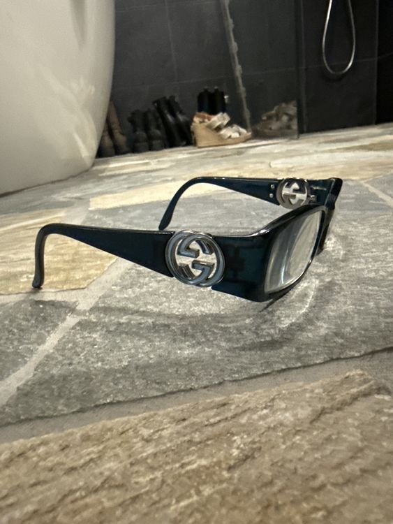 Gucci Brille Damenmodell Schwarz Elegant Vintage Look | Kaufen auf Ricardo