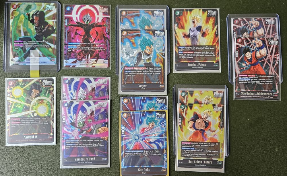 Dragon Ball blazing Aura Lot! 14 secretRare Cards 🔥EN (Neu (gemäss ...