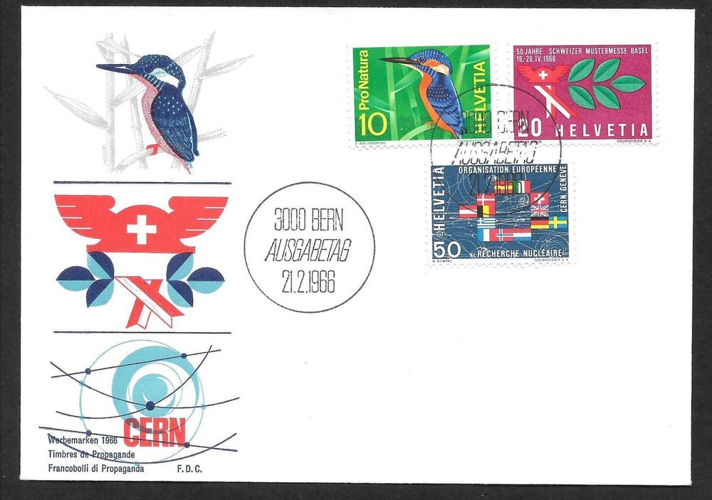 FDC Serie 439-441 Werbemarken ET 21.2.1966 schön illustriert (Neu (gemäss Beschreibung)) in ...