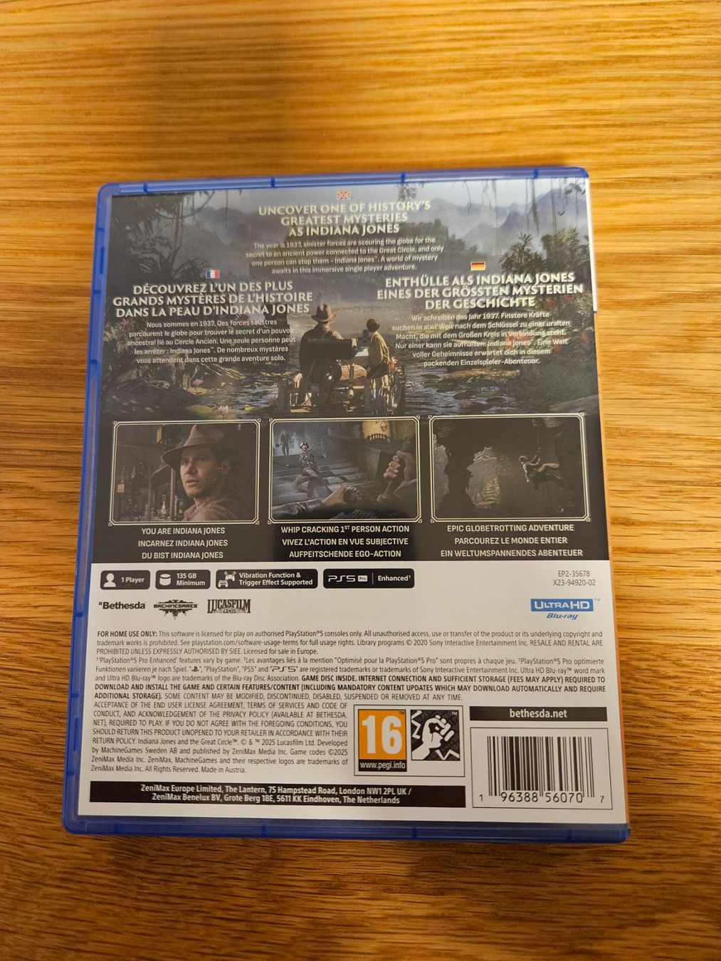 Indiana Jones and the Great Circle - PS5 Game - Top Zustand! (Gebraucht ...