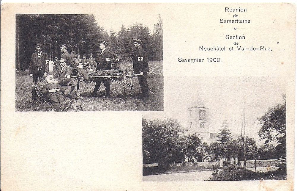 SAVAGNIER, réunion des samaritains de Neuchâtel et VDR (D'occasion) à ...