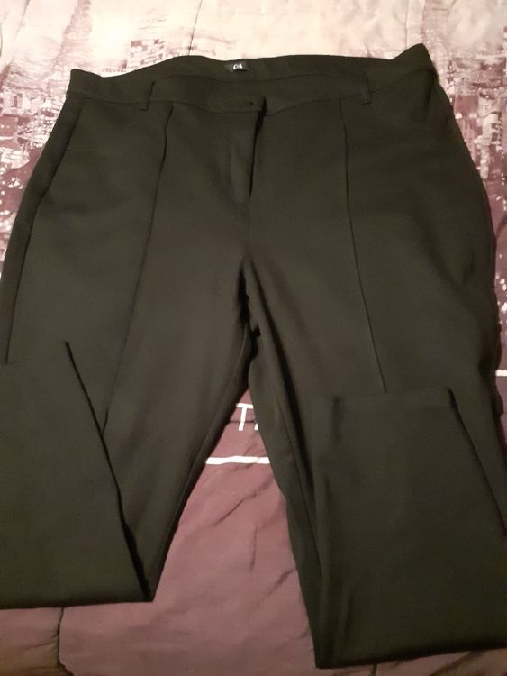 Schicke C&A Stoffhose, Gr. 52 Schwarz , Top Zustand! (Gebraucht) in ...