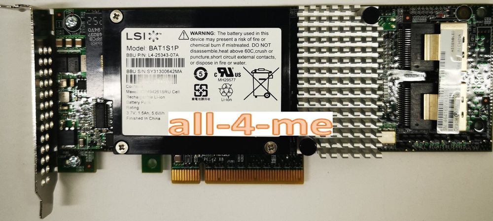 LSI MegaRaid 9211-8i SAS/SATA 6Gb/s PCIe x8 Raid Kontroller (Gebraucht) in für CHF 50 – mit ...