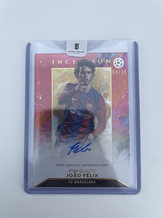 João Felix FC Barcelona Topps Incepion autogramm 04/10 (Neu (gemäss ...