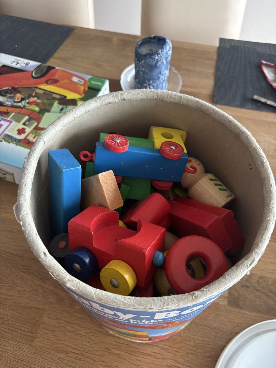 Baby-Box Holzbausteine, für Kinder ab 1 Jahr (Gebraucht) in Gebenstorf ...