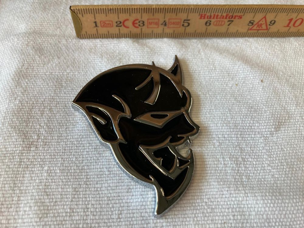 Dodge Demon "Head" Emblem Paar - US Car Vintage Muscle Car | Kaufen auf ...