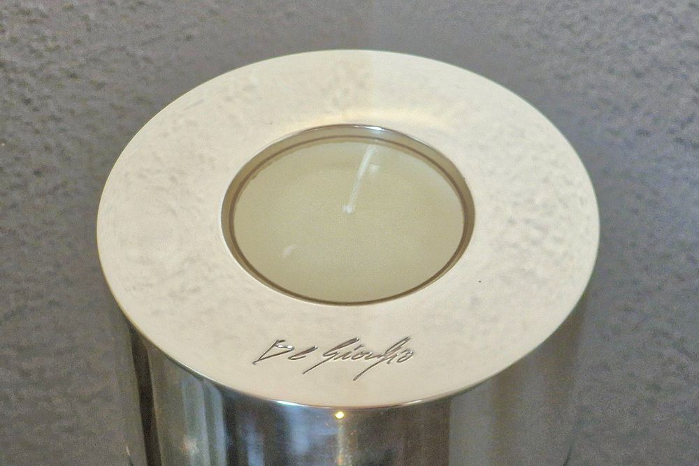 Officina de Giorgio Design Kerzenständer Silver Plated Pure (Gebraucht ...