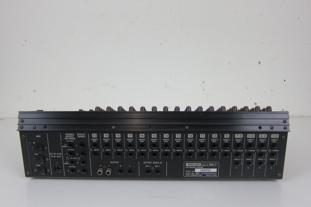 Tascam MM-1, 20 Channel Keyboard Mixer, Vintage Rack (Gebraucht) in ...