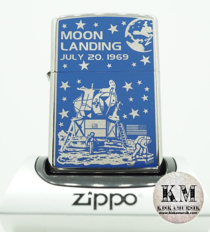 ZIPPO® MOON LANDING - PRINT - 2015 - UNGEZÜNDET (Neu (gemäss ...