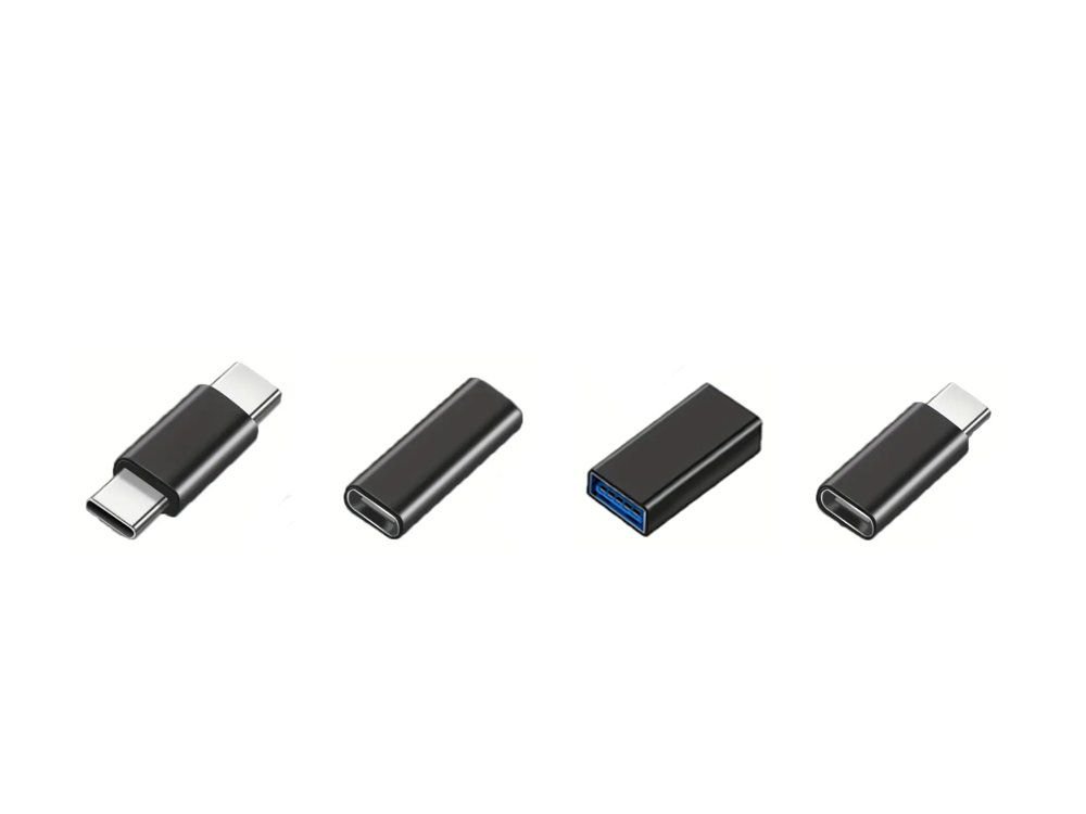 USB-C 4 Adapter Set2 für USB-C & USB-A Kombinationen (Neu und ...