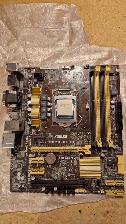 Mainboard Asus Z87M-Plus mit CPU I5 (Gebraucht) in Küttigen für CHF 11 ...