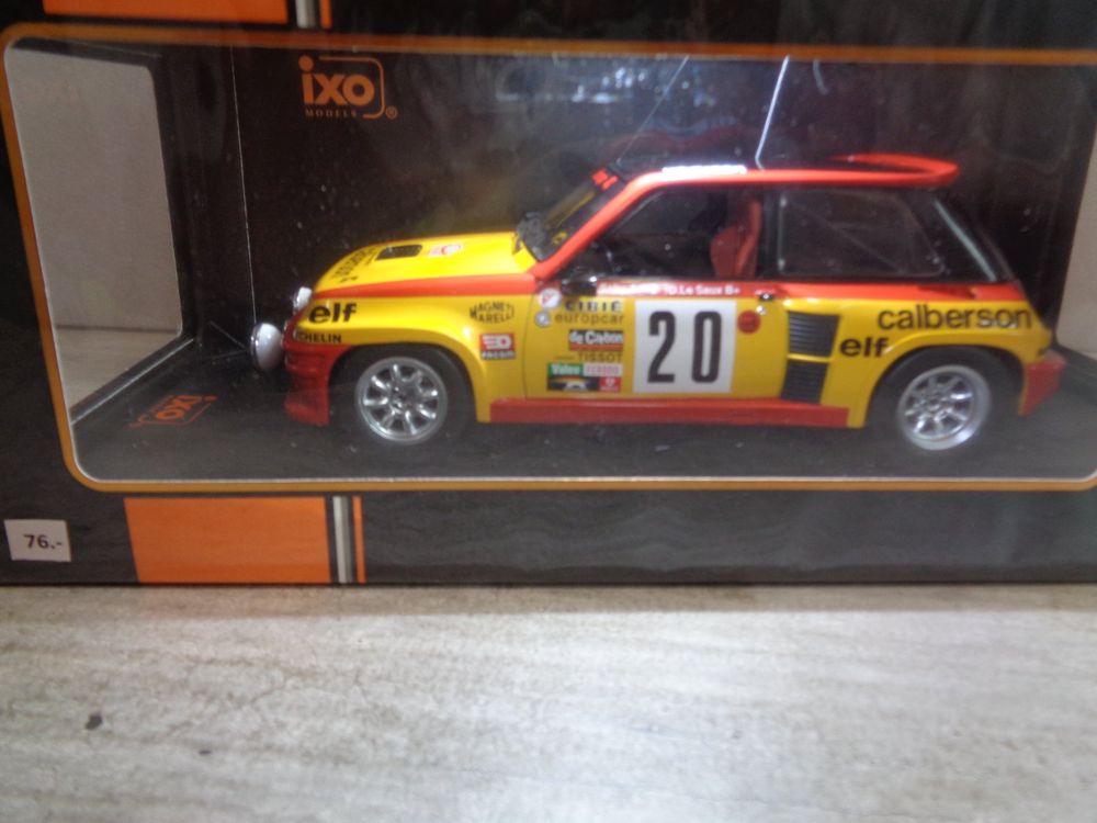 Ixo 1:18 Renault 5 Turbo Rallye Monte-Carlo 1981 Bruno Saby (Neuf avec ...