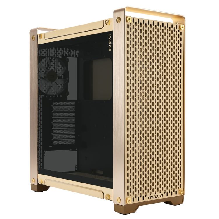 InWin DUBILI Full-Tower - gold (PC Gehäuse) (Neu (gemäss Beschreibung ...