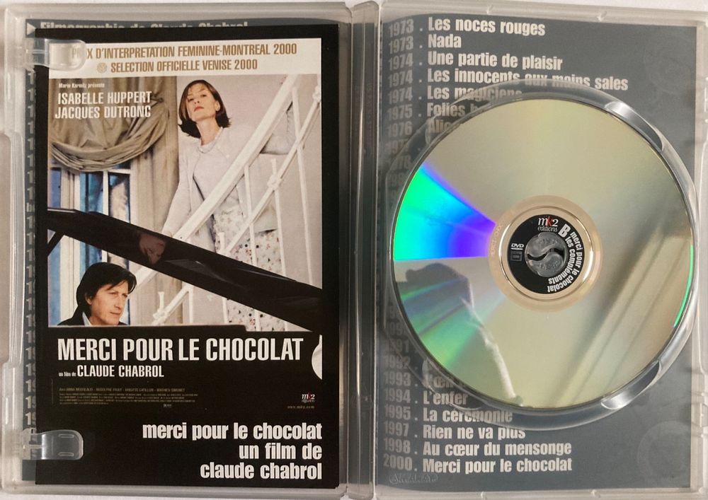ISABELLE HUPPERT / JACQUES DUTRONC - MERCI POUR LE CHOCOLAT (D'occasion ...