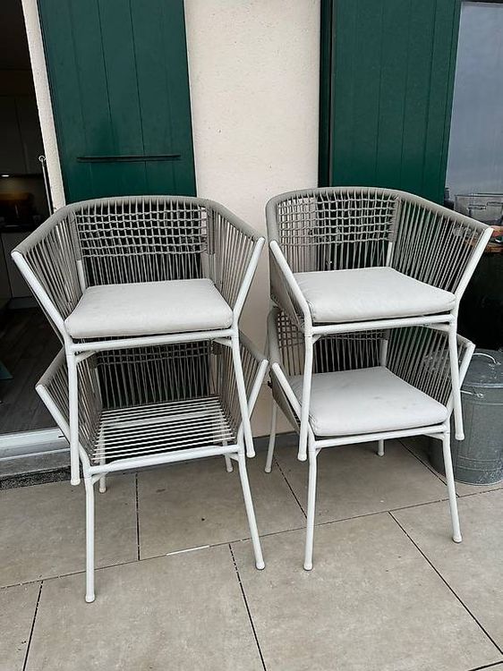 Set of 4 IKEA Segeron chairs and table for terrace / jardin (Gebraucht) in Mont-sur-Rolle für ...