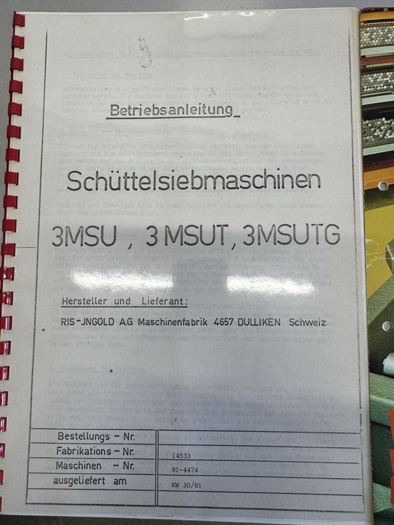 Schüttelsiebmaschine RIs-Ingold 3MSUTG | Kaufen auf Ricardo