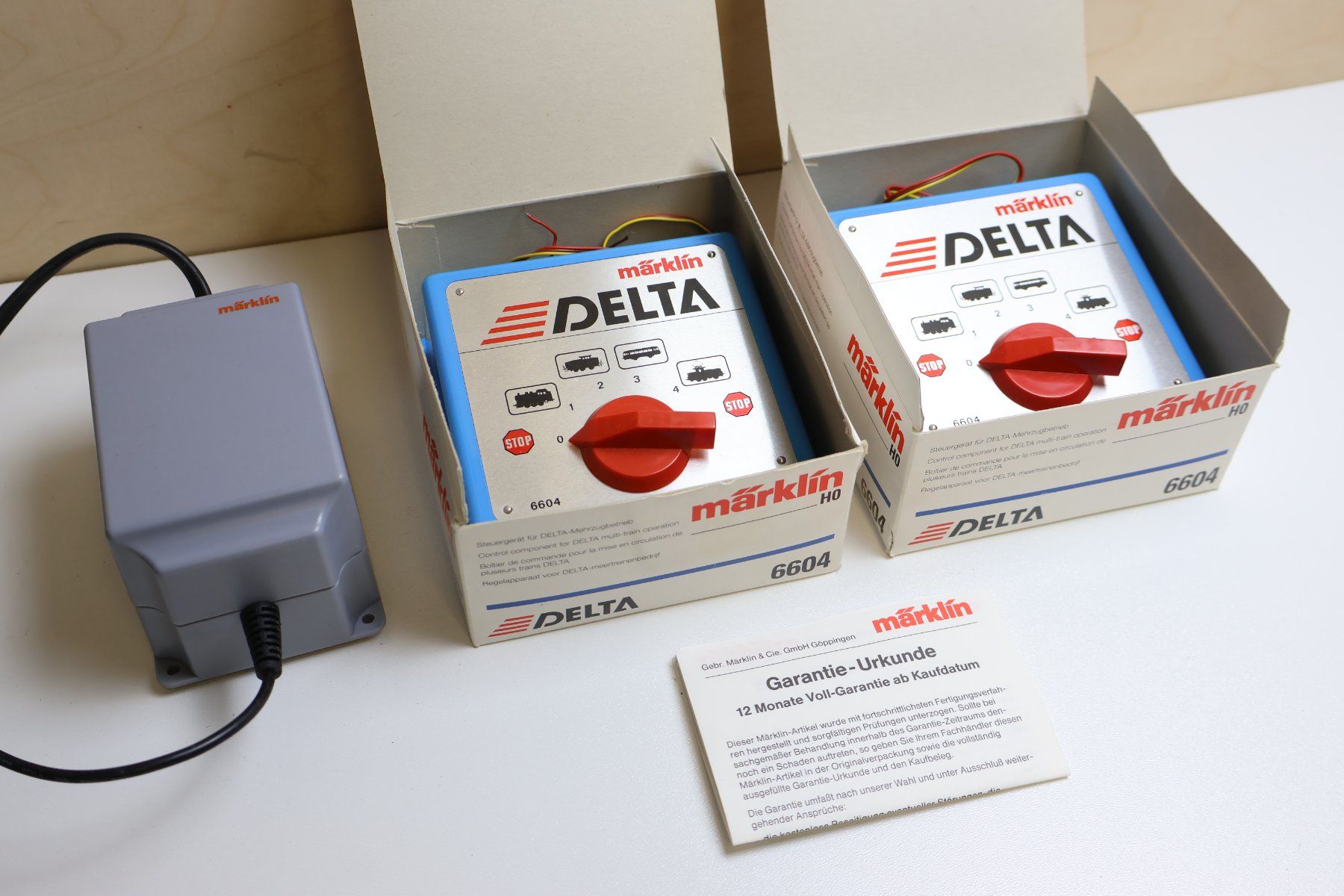 Märklin Digital 2 x Control Delta 6604 + Trafo H0 (Gebraucht) in ...