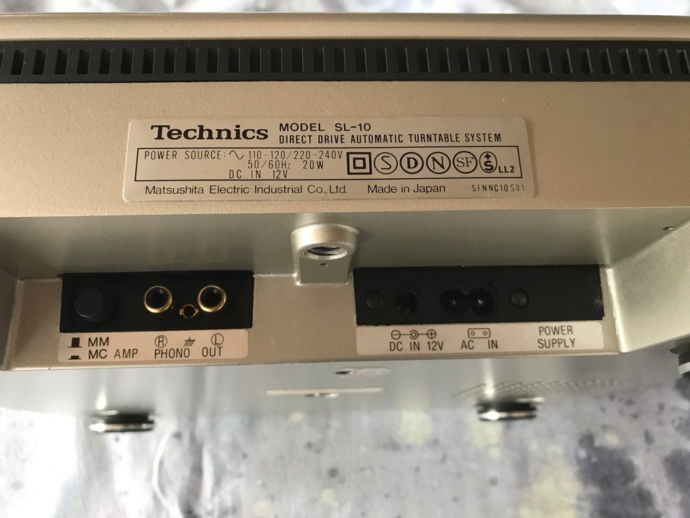 Technics SL-10 Direct Drive + neue Audio-Technica AT85EP | Kaufen auf ...