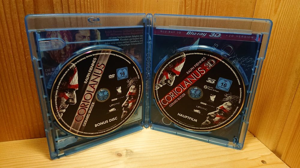CORIOLANUS in 3D Blu-Ray mit Ralph Fiennes (Gebraucht) in Wilderswil ...