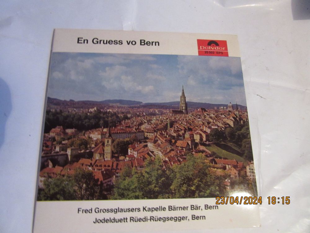Vinyl-Single En Gruess vo Bern (Gebraucht) in Rüdlingen für CHF 2 – mit ...