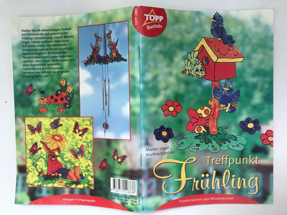 Bastelheft Frühling (Windowcolor) mit Vorlagenbogen / NEU (Neu und ...